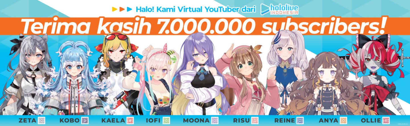 hololive Indonesia Has Reached Over 7 million YouTube Subscribers ...