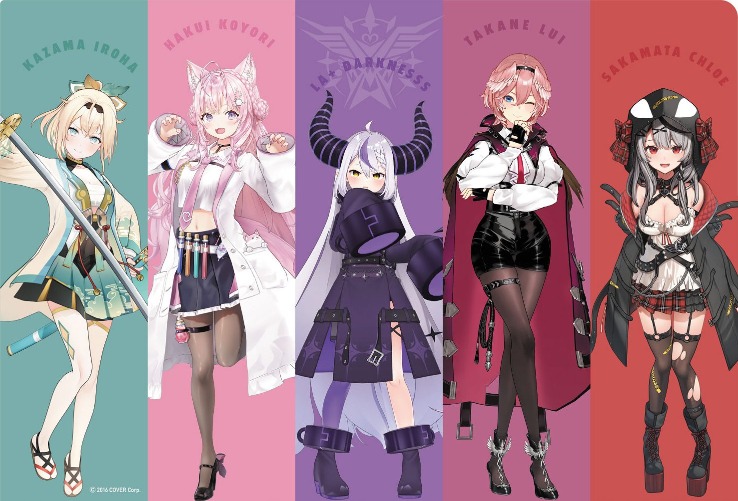 所属ユニット『秘密結社holoX』が1周年！ 各メンバーの配信リレーやグッズ情報などがめじろ押し！ | ニュース | hololive（ホロ ...