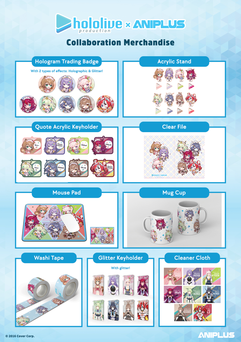 hololive production x ANIPLUS Collaboration Café Opens in Singapore ...