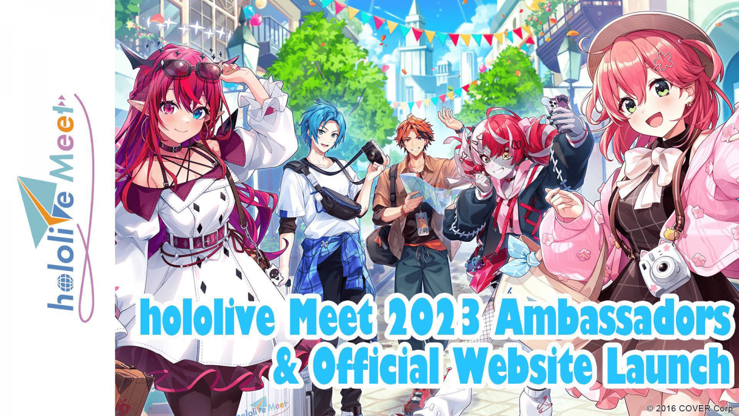 hololive production Announces hololive Meet 2023 Ambassadors and ...
