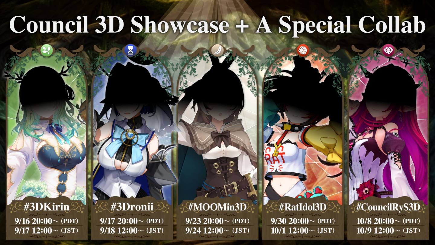 hololive English -Council- Announces 3D Showcase | hololive production