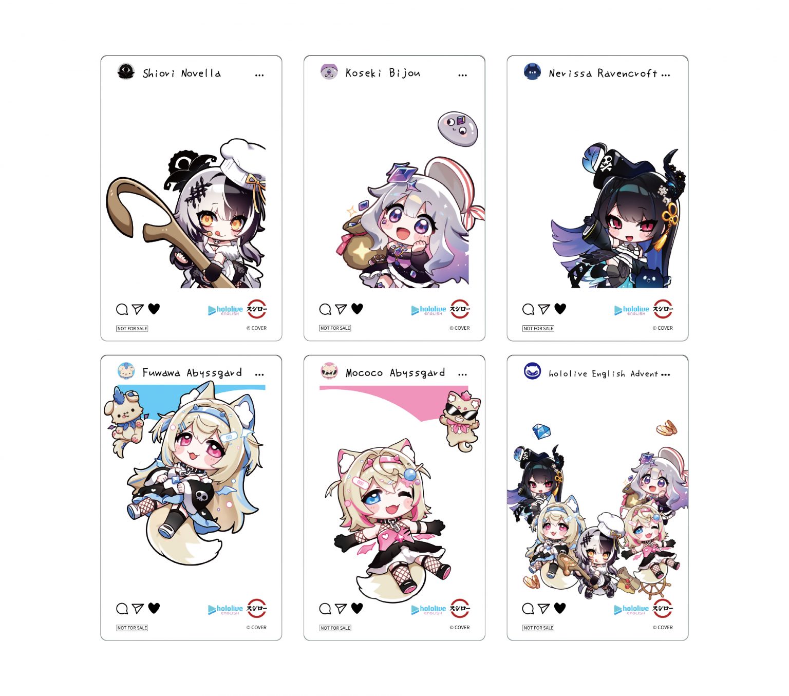 hololive English -Advent- are teaming up with SUSHIRO TAIWAN Starting ...