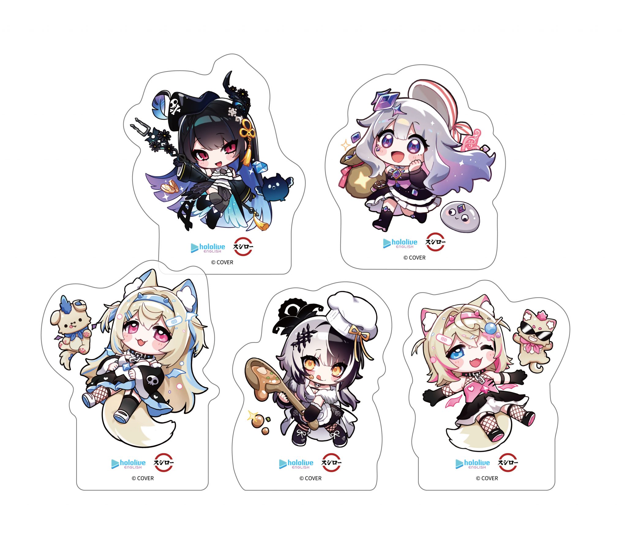 hololive English -Advent- are teaming up with SUSHIRO TAIWAN Starting ...